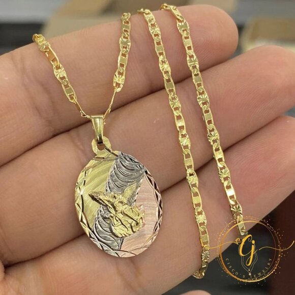 Prime Jewelry 269 | Jewelry | Saint Michael Pendant 4k Necklace 2 ...